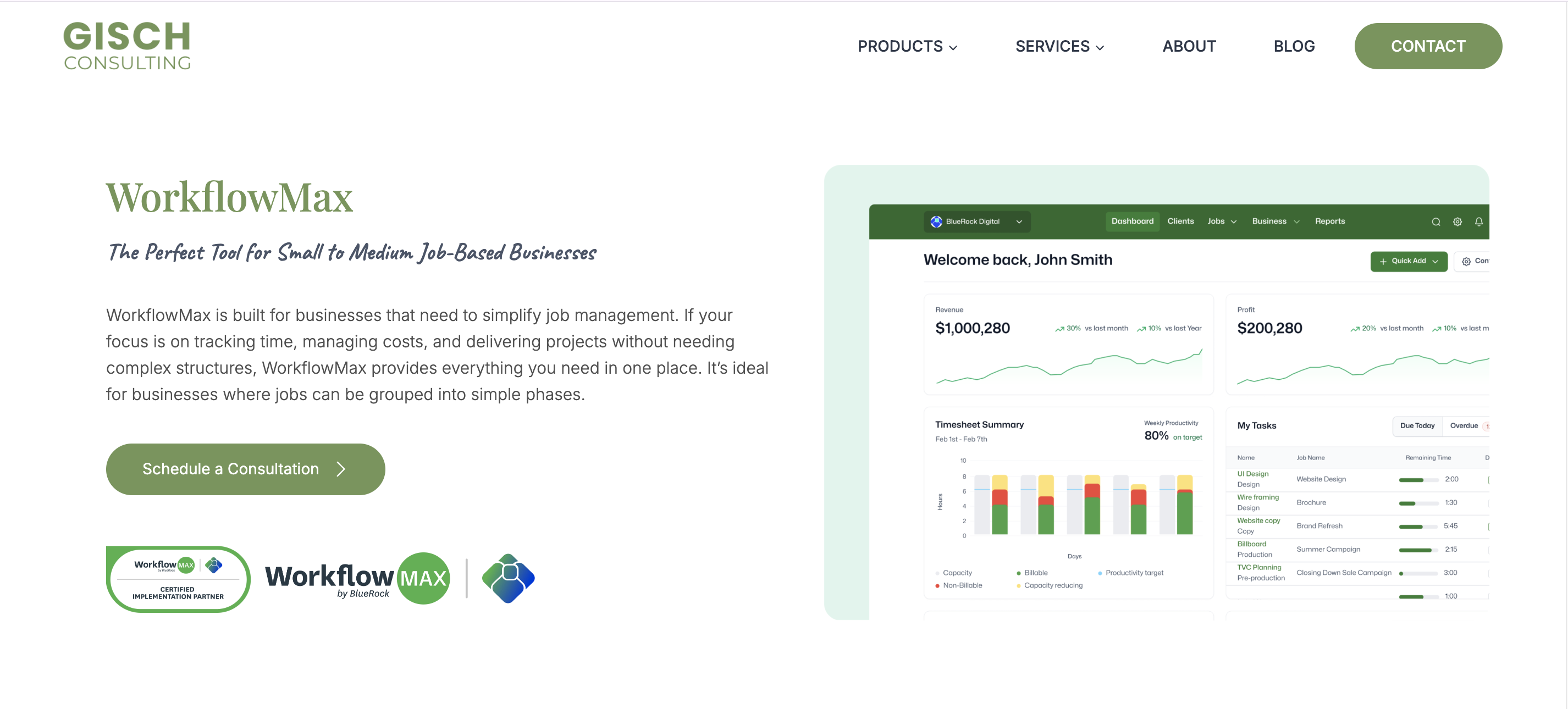 WorkflowMax: Job Management for Small & Medium Businesses